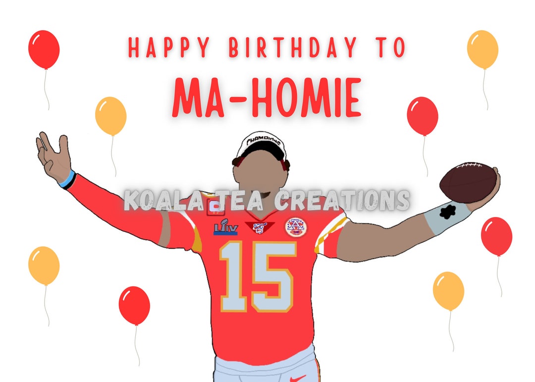 Happy Birthday to Ma-homie Card 5x7 Envelope - Etsy