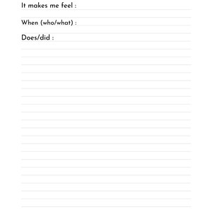 Kids Daily Feelings Journal W/affirmations-printable PDF - Digital ...