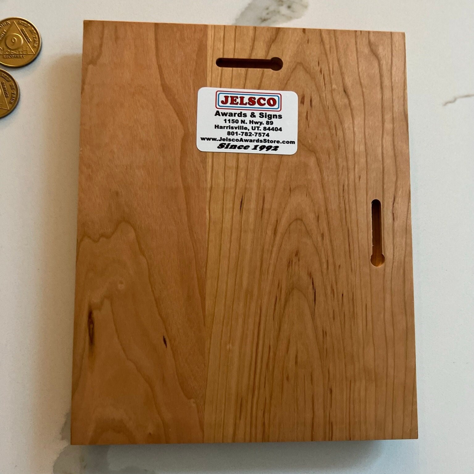 AA Coin Plaque, AA Plaque, Genuine Cherry Wood Plaque, My Recovery Must ...