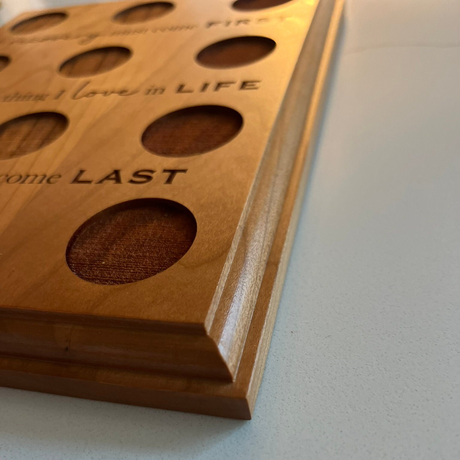 AA Coin Plaque, AA Plaque, Genuine Cherry Wood Plaque, My Recovery Must ...