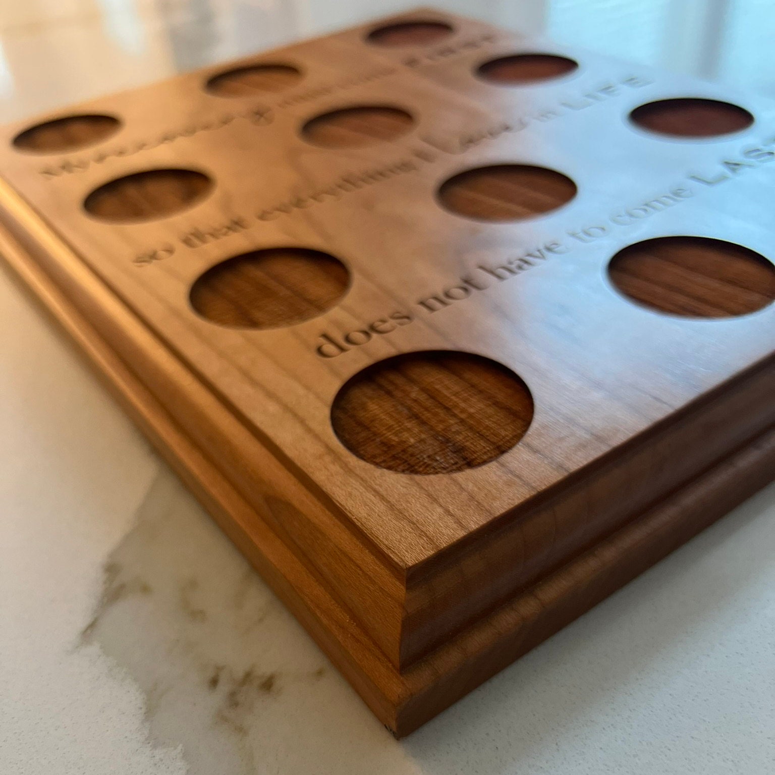 AA Coin Plaque, AA Plaque, Genuine Cherry Wood Plaque, My Recovery Must ...