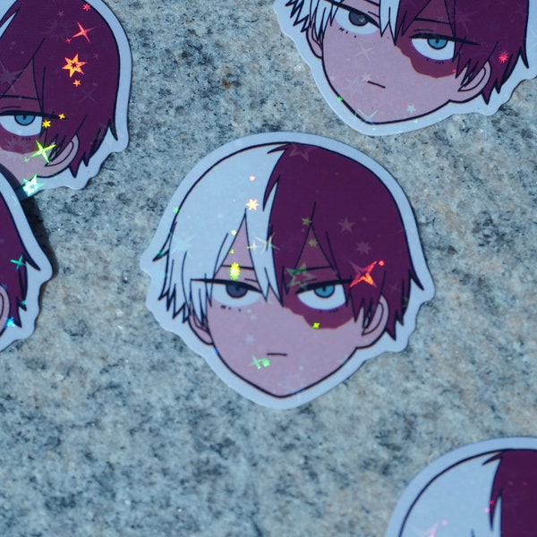 Todoroki Manga Stickers - Etsy