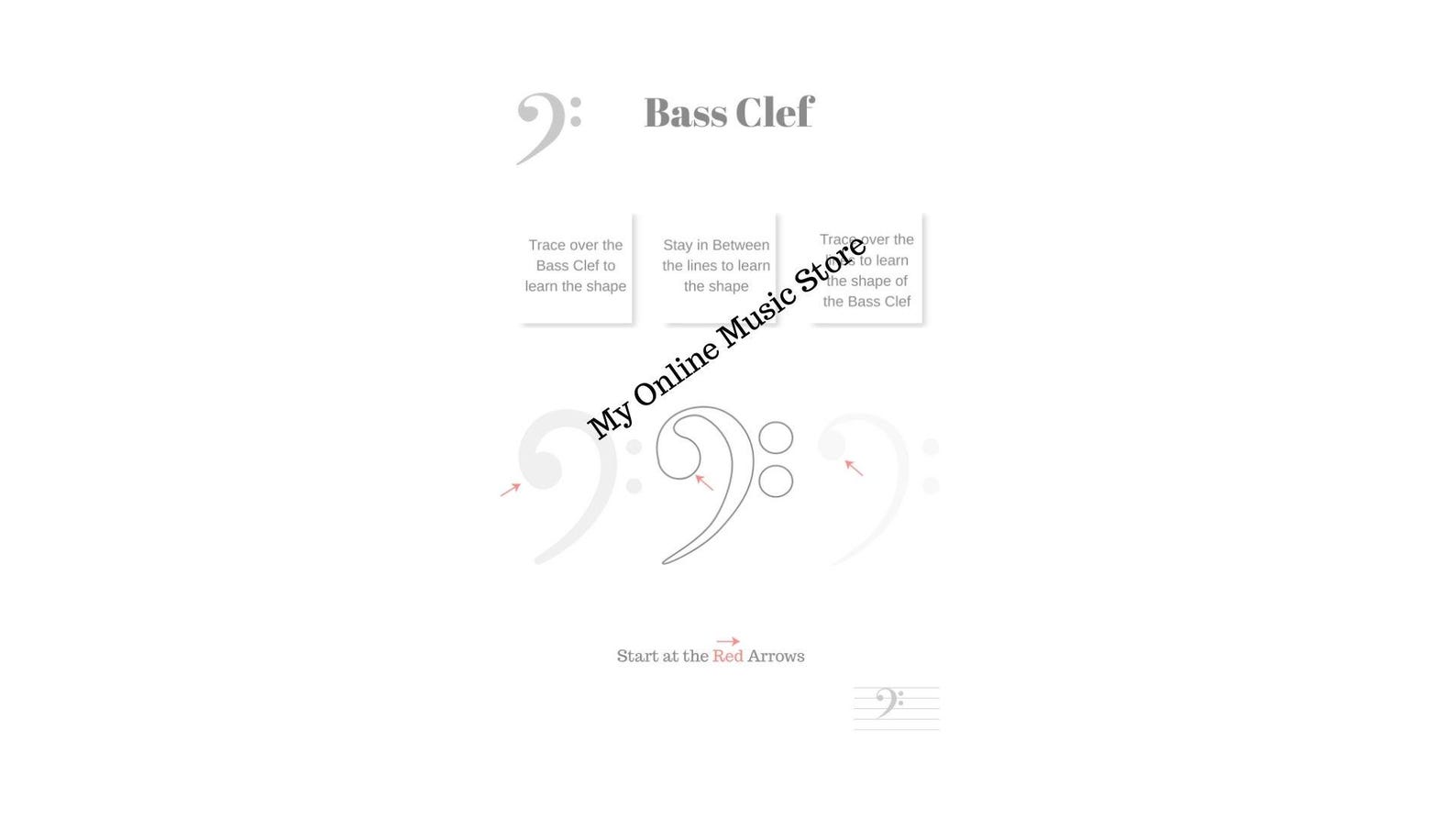 Printable Musical Notes Tracing Worksheets for Kids, Beginner Music ...
