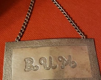 Rum Decanter Tag - Etsy