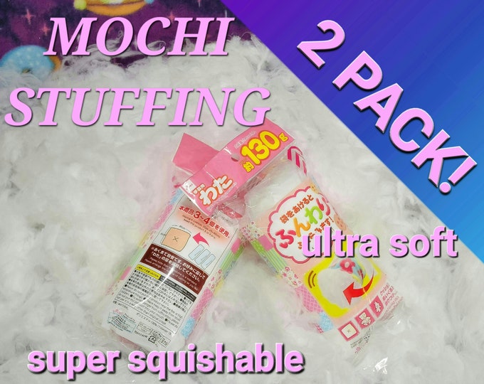 2 PACK Ultra Soft Mochi Stuffing for Making Fursuits or Fiberfill for ...
