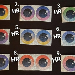 CLEARANCE Gradient Buckram Mesh Eyes Heart & Twinkle Styles 1-27 With ...