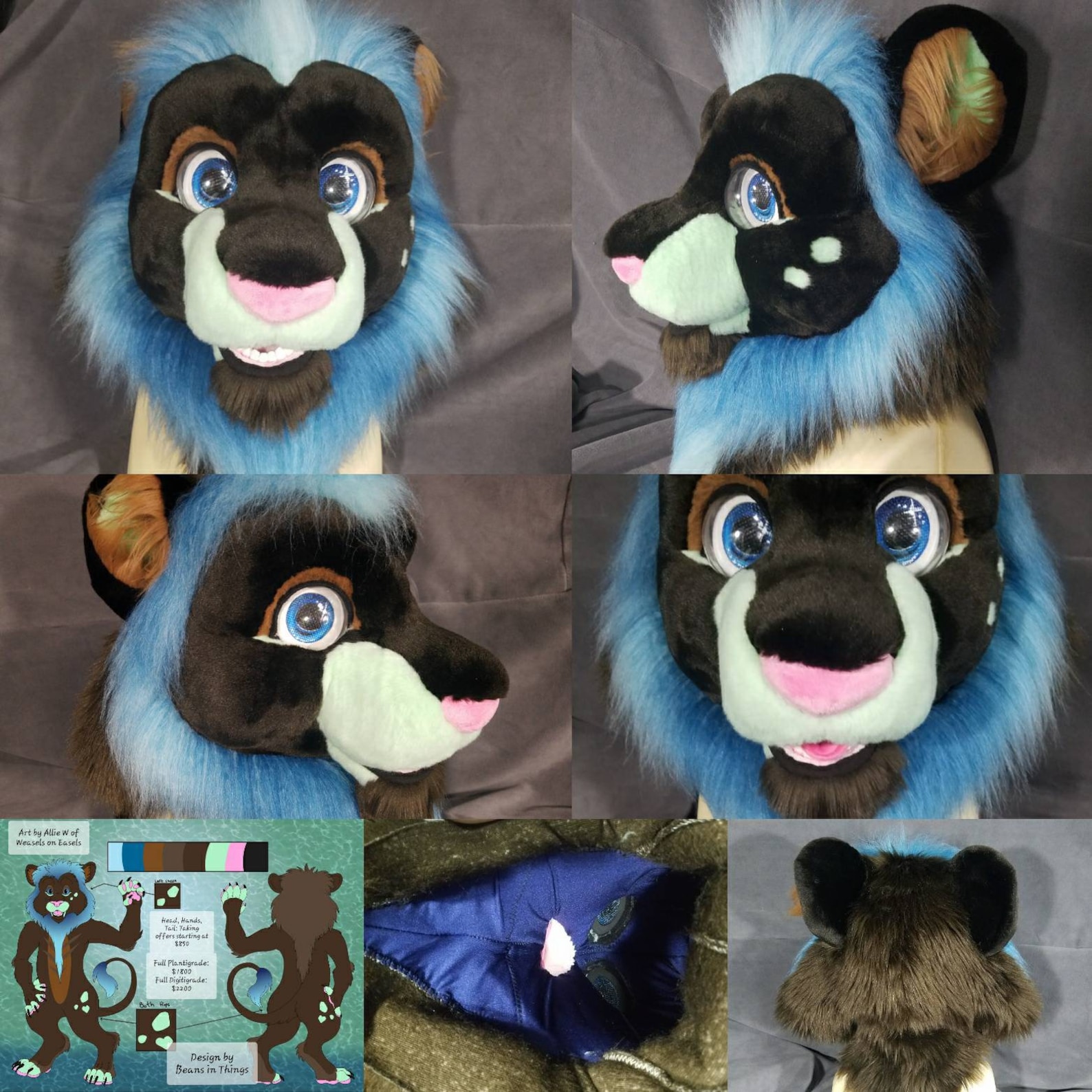 Custom Ready to Fur Foam Fursuit Base: 12-16 Week Turnaround - Cat ...