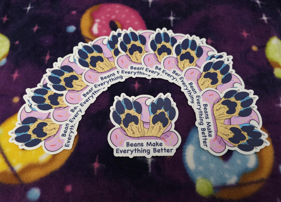 Beans in Things - Beans Make Everything Better - Three Inch Vinyl Decal ...