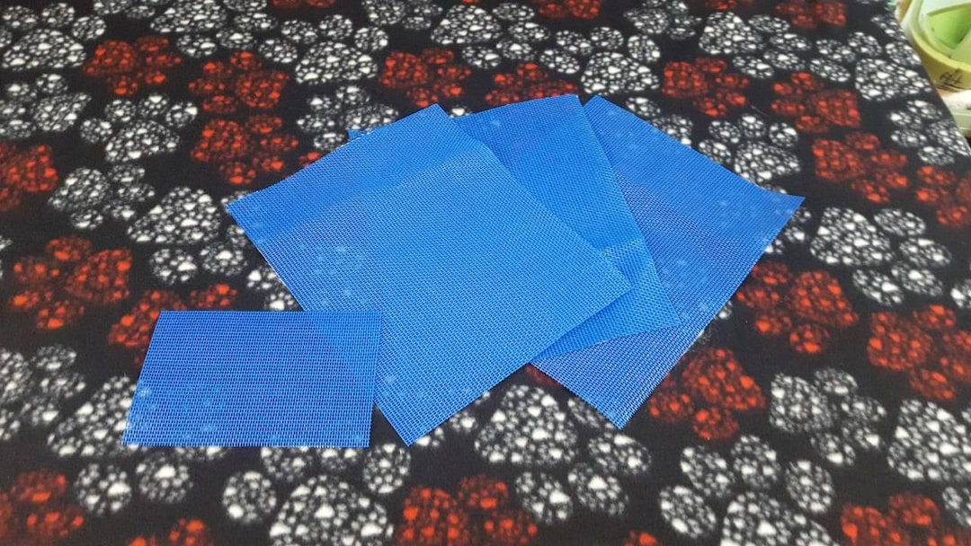 Blue or Black Vinyl Waterproof Fursuit Eyes Mesh Mascot Eye Mesh Vent ...