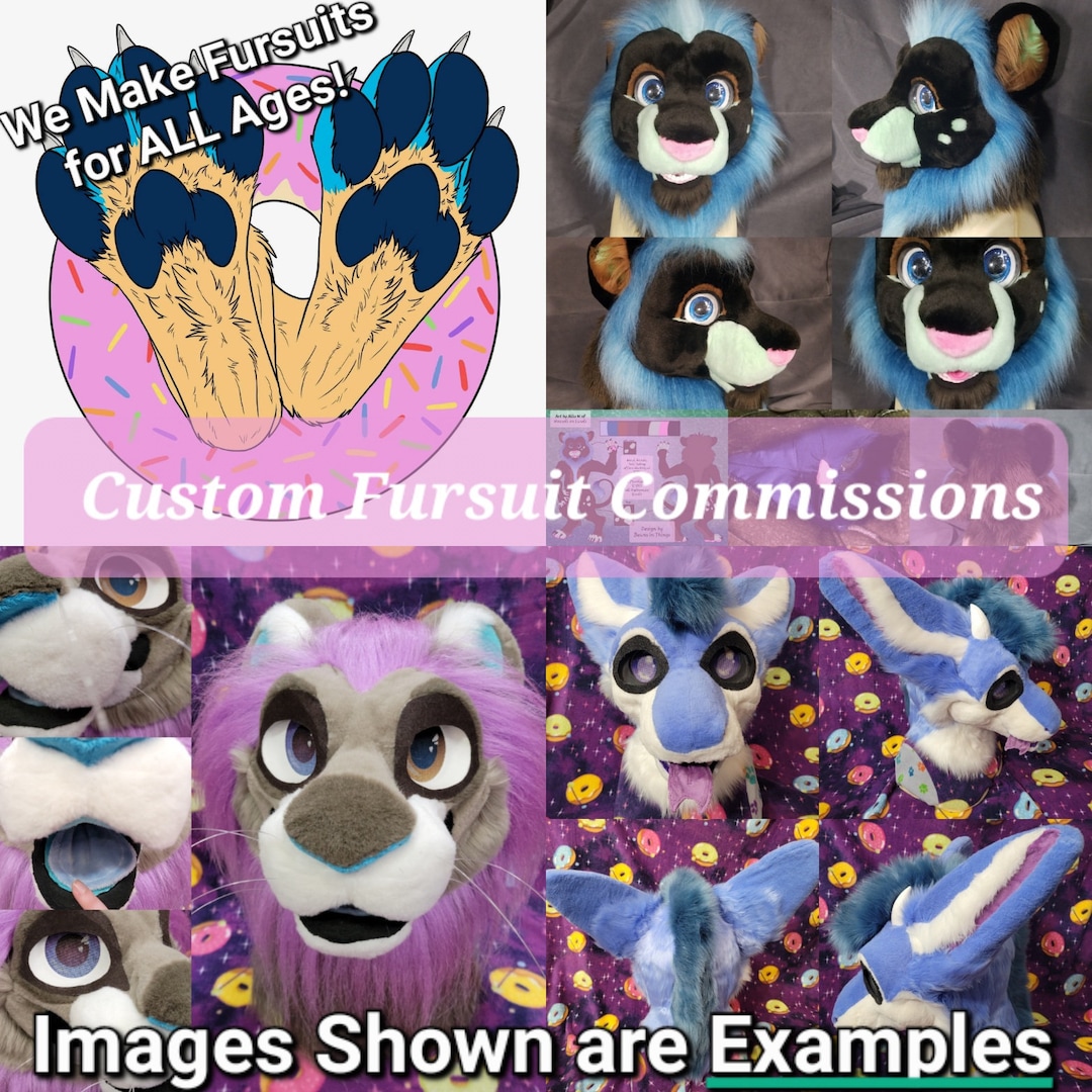 READ Description*custom*fursuit, Custom Fursona Mask, Fursuit Full Body ...