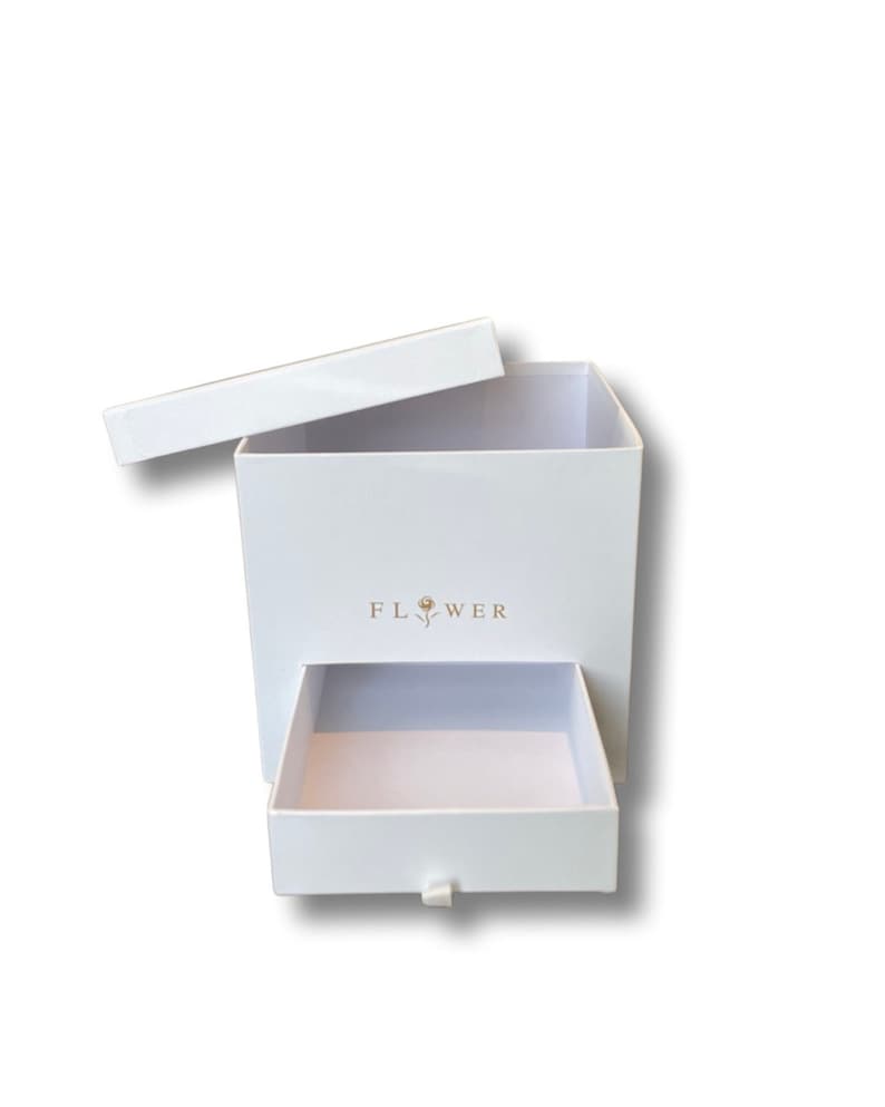 Square Flower Box W/ Drawer #8156 (flowers NOT Included) Available in 3 ...