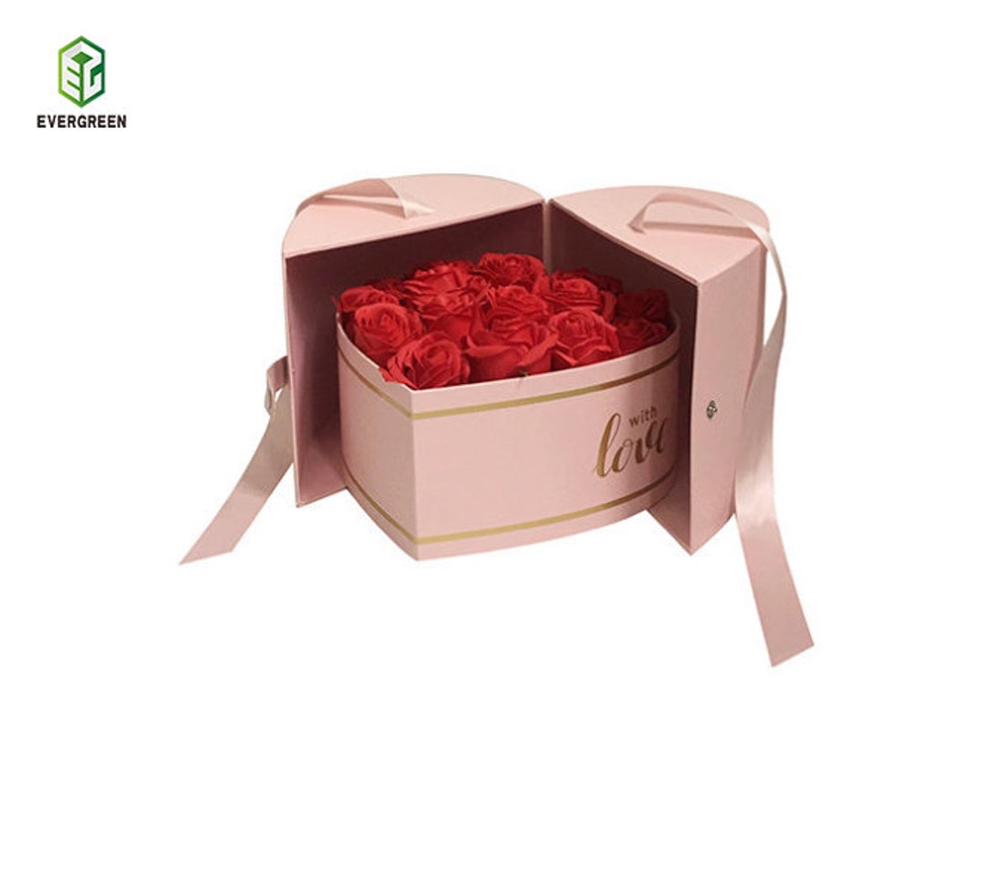 Heart Shape Flower Gift Box #8030 (flowers NOT Included) More Colors ...