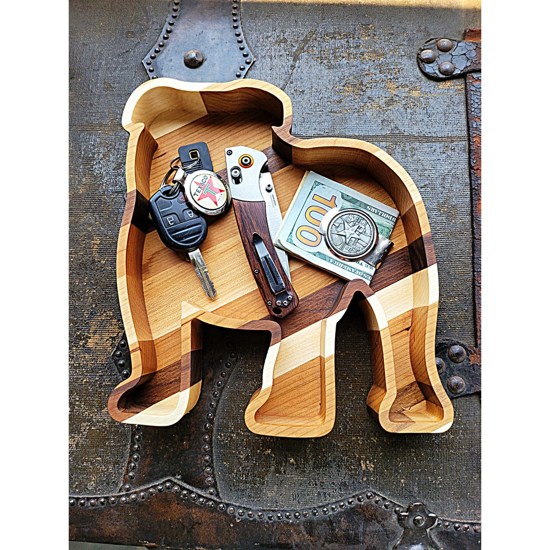 Personalized English Bulldog Wood Tray, Handmade Dog Lover Gift - Etsy