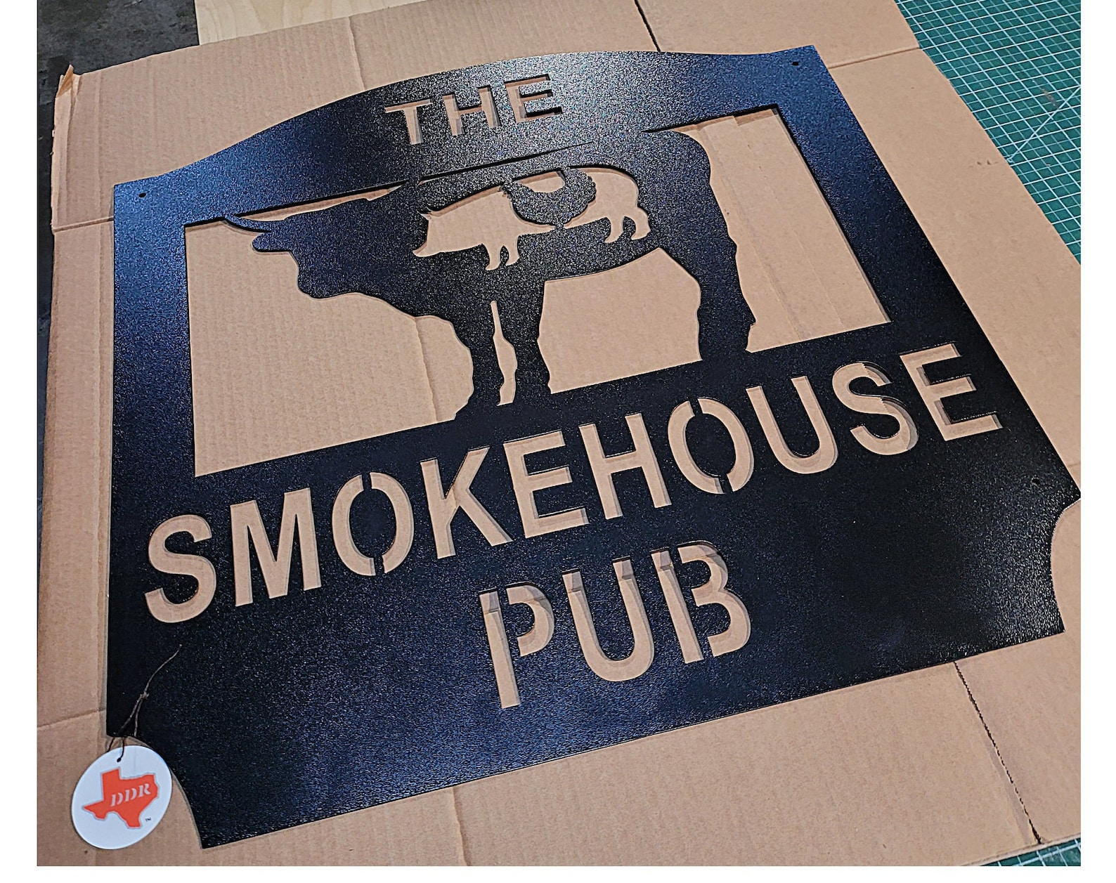 Custom Metal BBQ Smokehouse Sign / Personalized Grilling Sign - Etsy