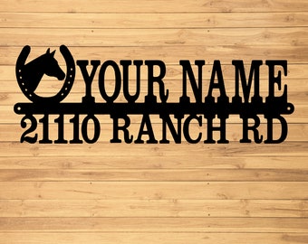 Metal Ranch Sign - Etsy