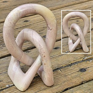 Love Knot, Infinity Knot, Wedding Knot, Hand Carved Stone Wedding Gift ...