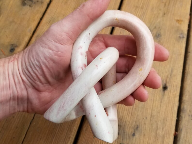 Love Knot Infinity Knot Wedding Knot Hand Carved Stone - Etsy
