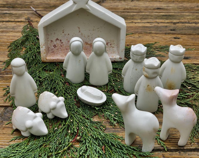 Handcrafted, Minimalist Simple Nativity Scene - Etsy