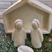 12-piece Natural Soapstone Nativity Set, Unique Christmas Nativity ...
