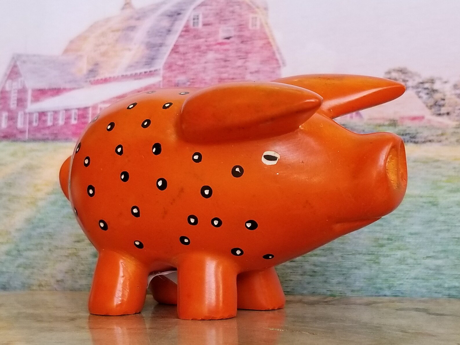 Curly Tailed Soapstone Pig Hand Made Stone Pig Figurine Pig - Etsy UK