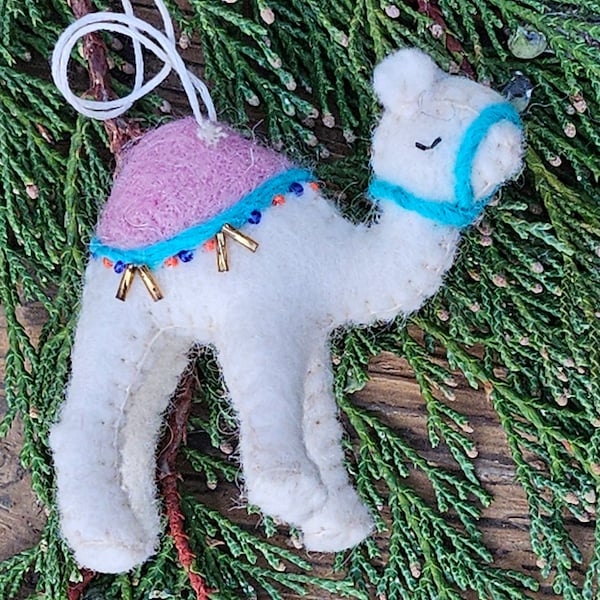 Felt Ornaments Camel - Etsy