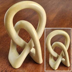 Love Knot, Infinity Knot, Wedding Knot, Hand Carved Stone Wedding Gift ...