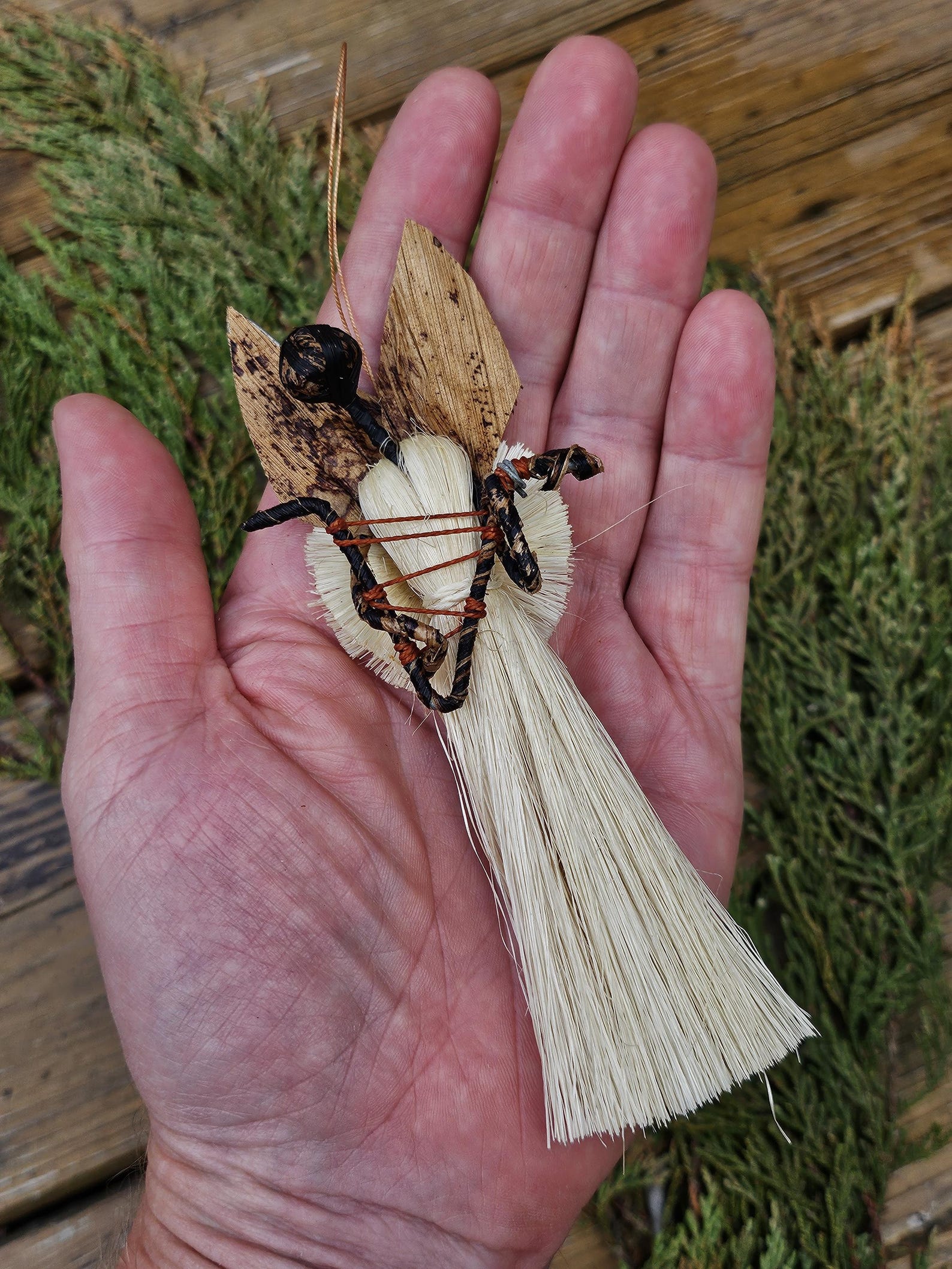 5" Sisal Grass Angels Christmas Ornaments - Handmade in Kenya - Etsy