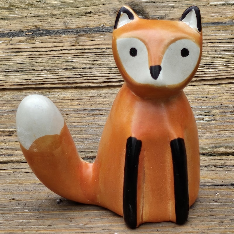 Fox Figurine - Etsy