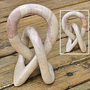 Love Knot, Infinity Knot, Wedding Knot, Hand Carved Stone Wedding Gift ...