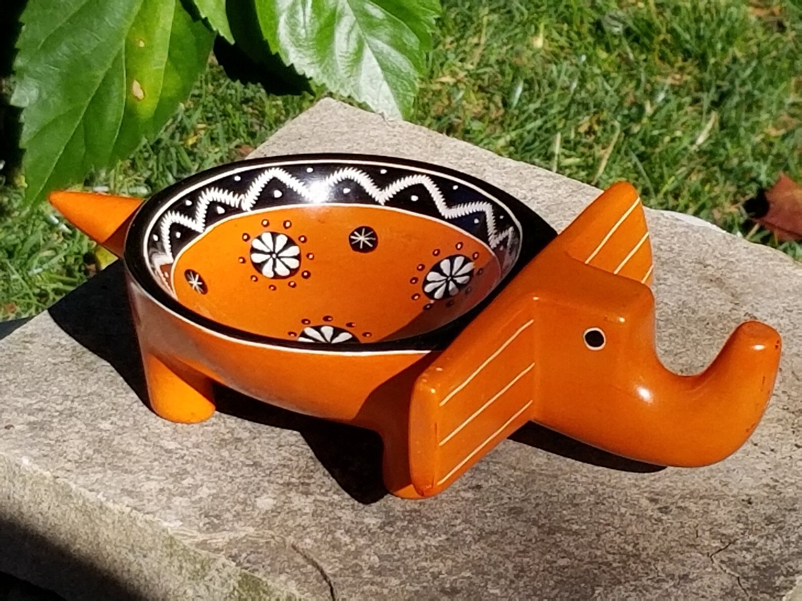 Elephant Dish Bowl Carved from Soapstone shaped like | Etsy