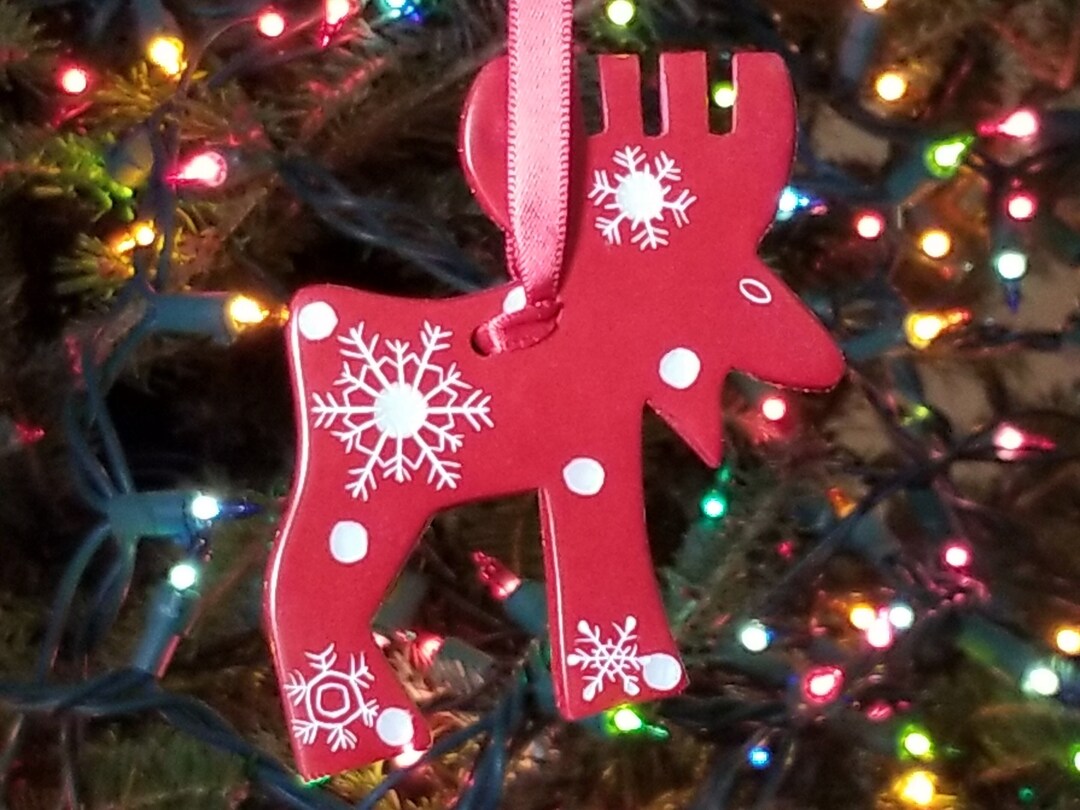 Moose Christmas Ornaments - Moose Christmas Tree Ornament - Christmas ...