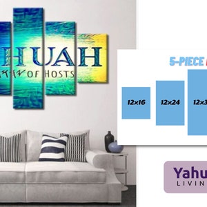 Yahuah of Hosts (ready-to-hang Panels Included) - Etsy