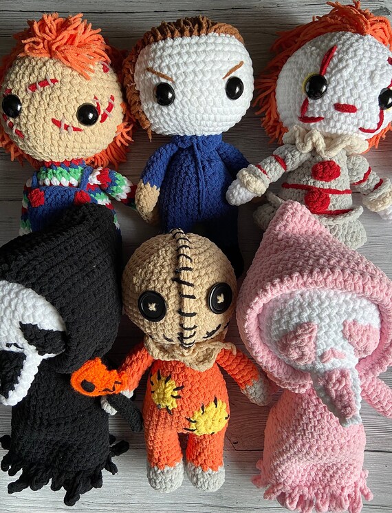 Crochet Cuddly Slasher Plushies Horror Plushies Horror - Etsy Australia