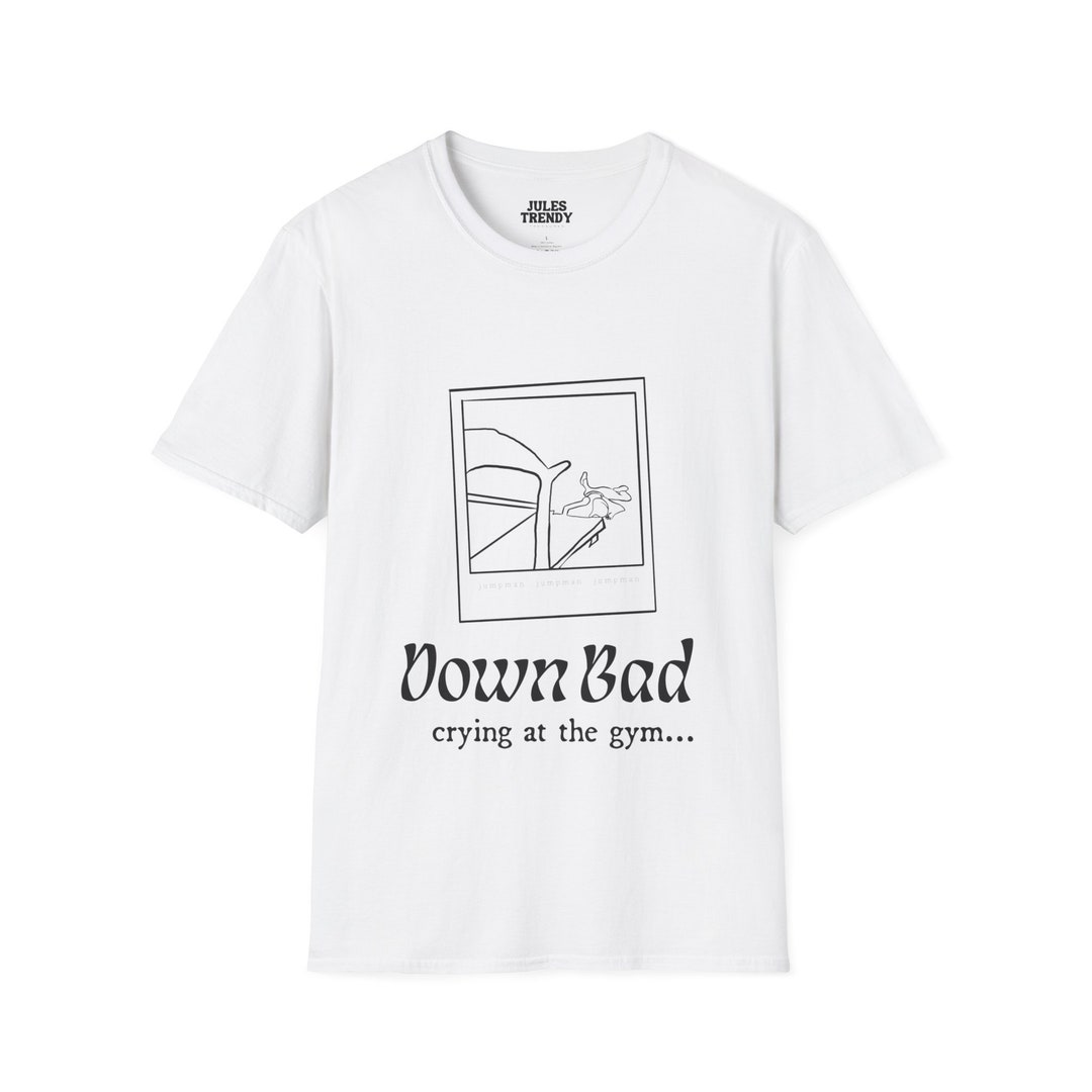 Down Bad Crying at the Gym Taylor Swift T-shirt TTPD Apple Commercial ...