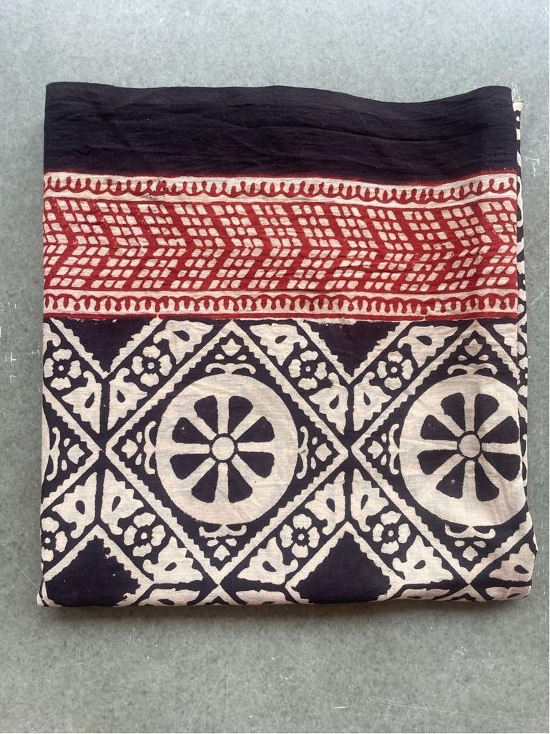 Indian Block Print Sarong,indian Silk Scarf, Cotton Long Scarf, India ...
