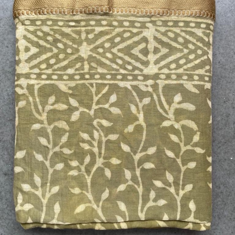 Green Block Print Fabric - Etsy