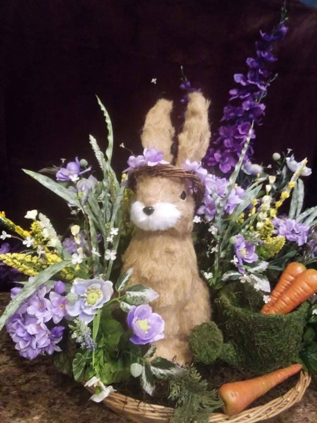 XL Bunny Queen in Delphinium Garden - Etsy Österreich