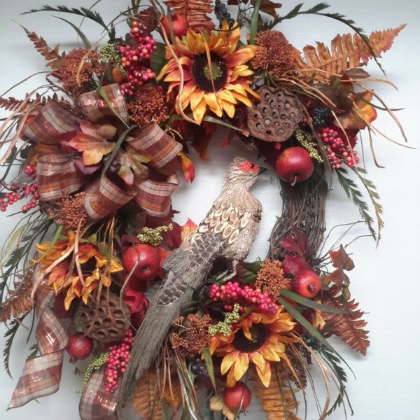 Harvest Wreath - Etsy