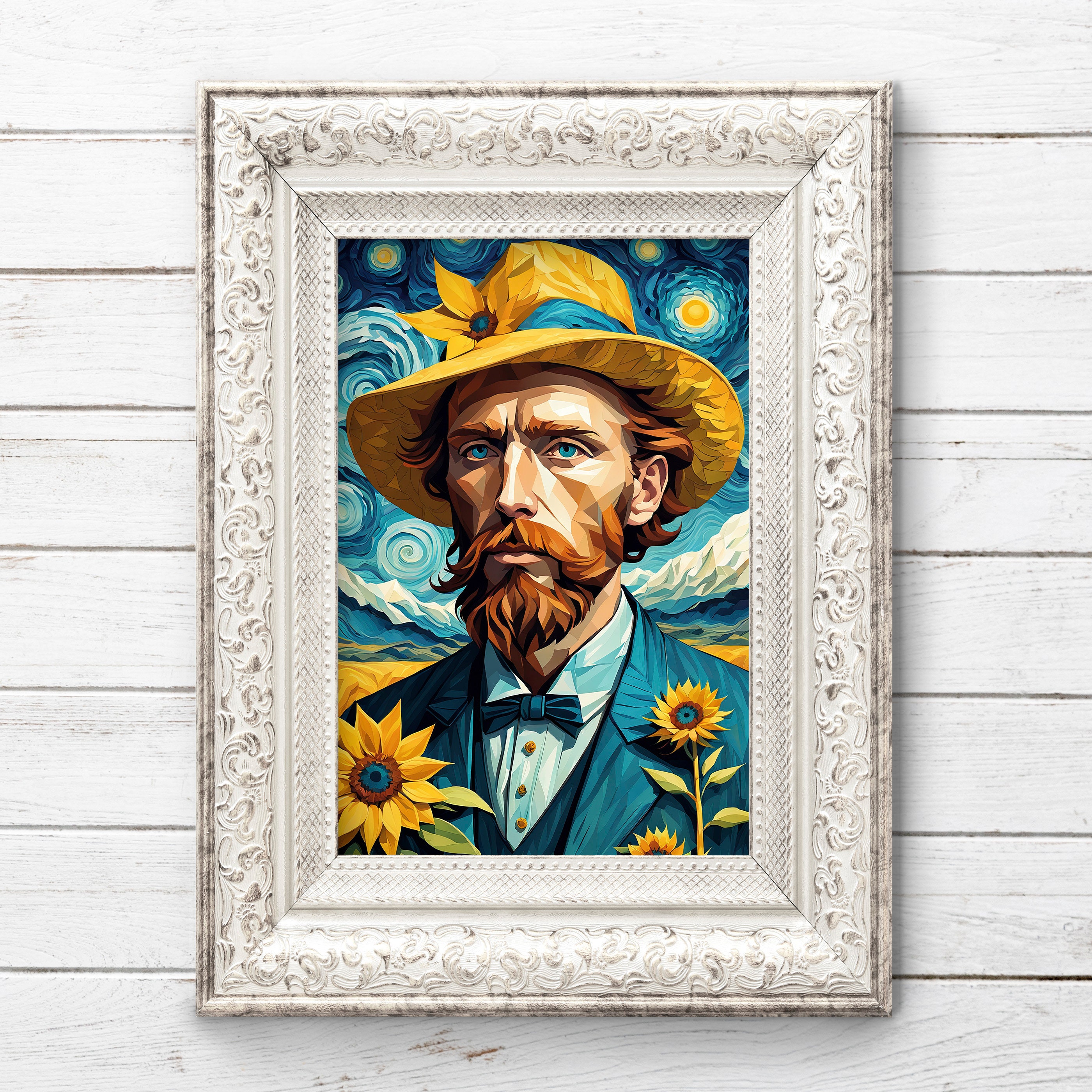 Vincent Van Gogh Style Printable Famous Printable Digital Wall Art ...