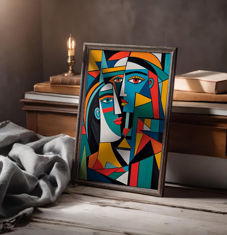 Pablo Picasso Style Printable Famous Printable Digital Wall Art ...