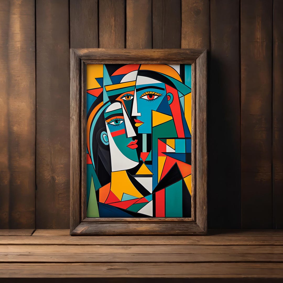 Pablo Picasso Style Printable Famous Printable Digital Wall Art ...