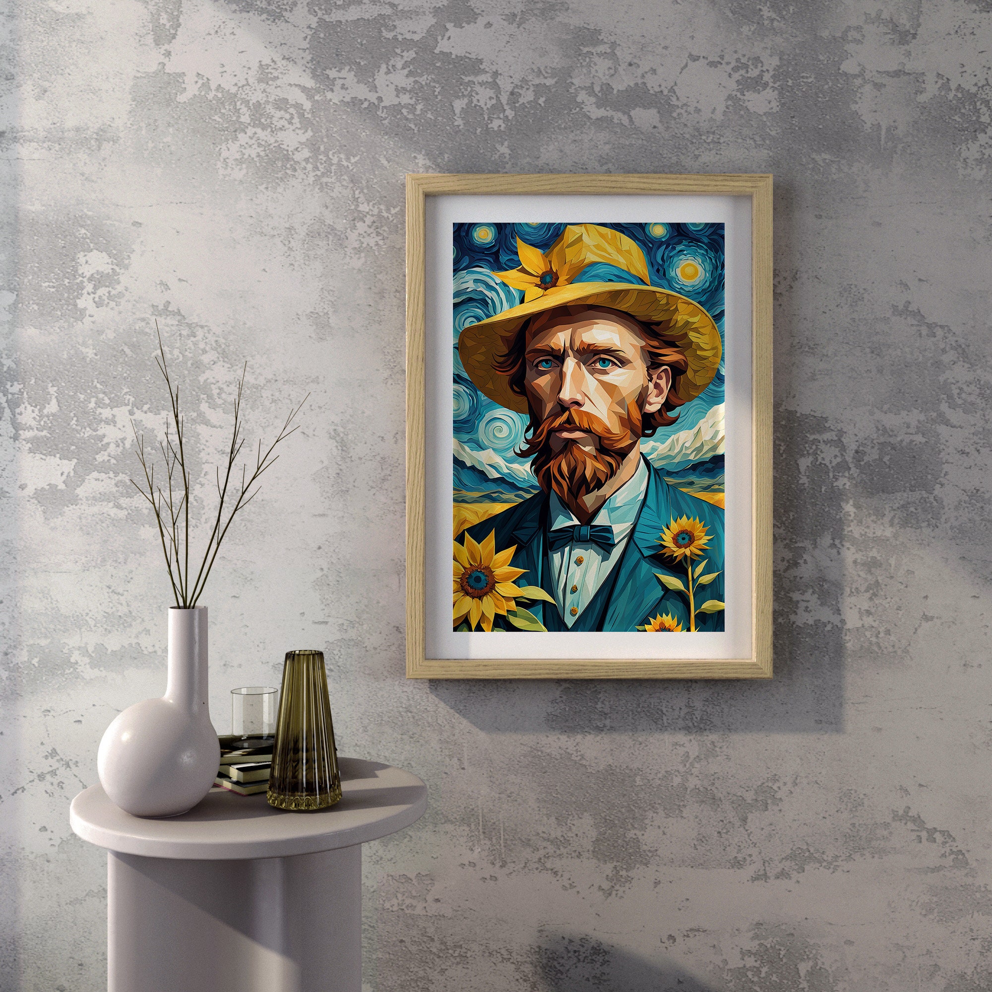 Vincent Van Gogh Style Printable Famous Printable Digital Wall Art ...