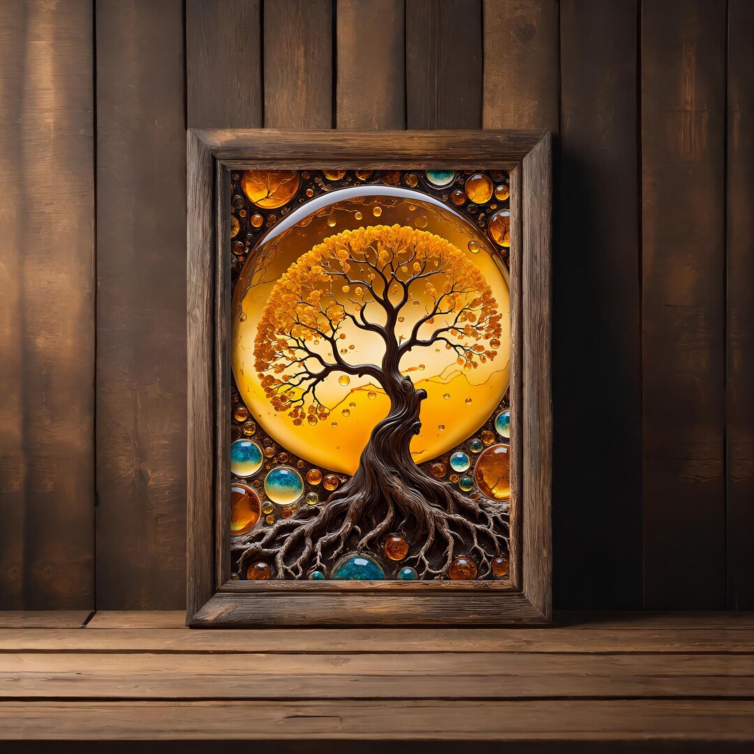 Boho Chic Printable Art Tree of Life Decor Printable Digital Wall Art ...