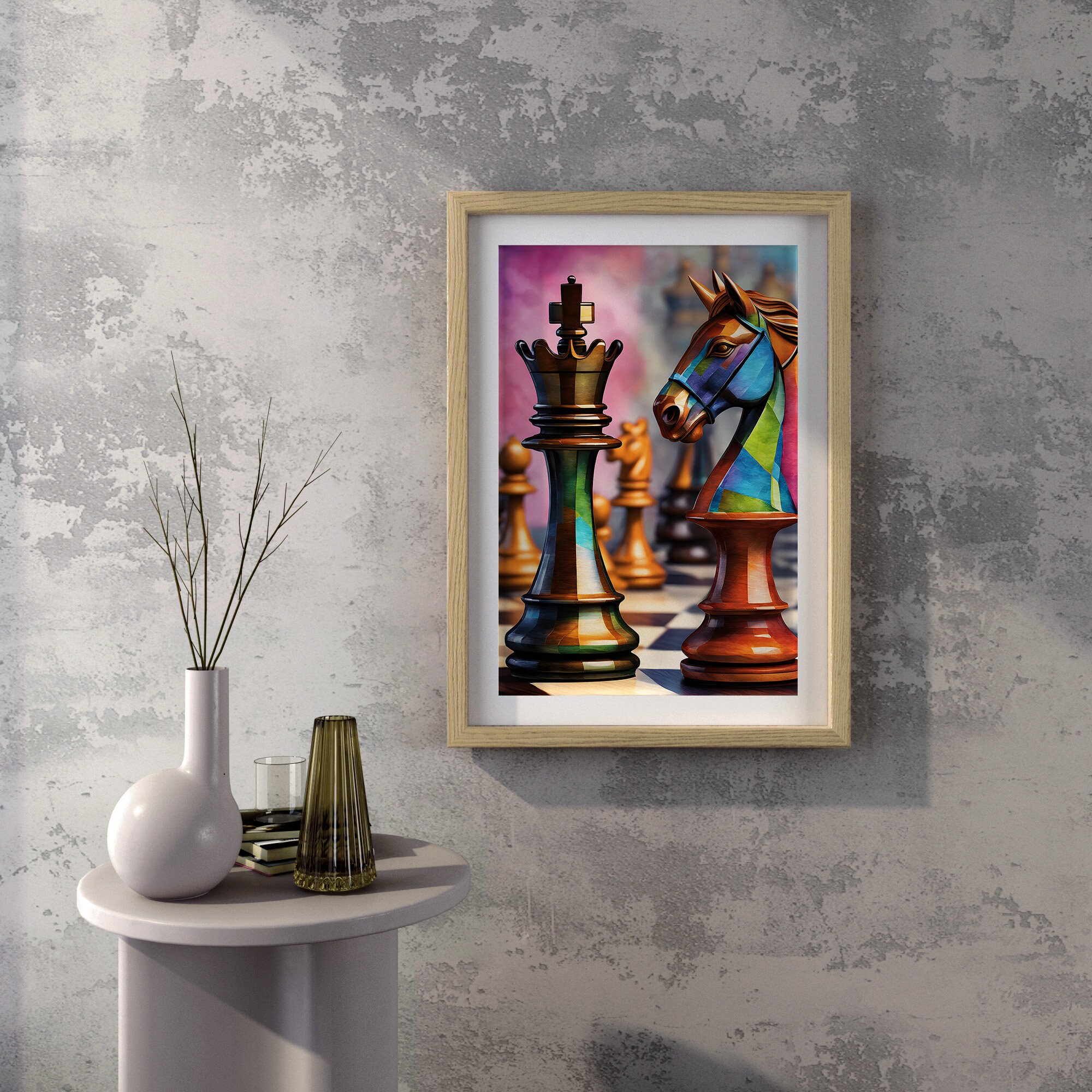 Chess Series Printable Digital Wall Art Eclectic Wall Art DIGITAL ...