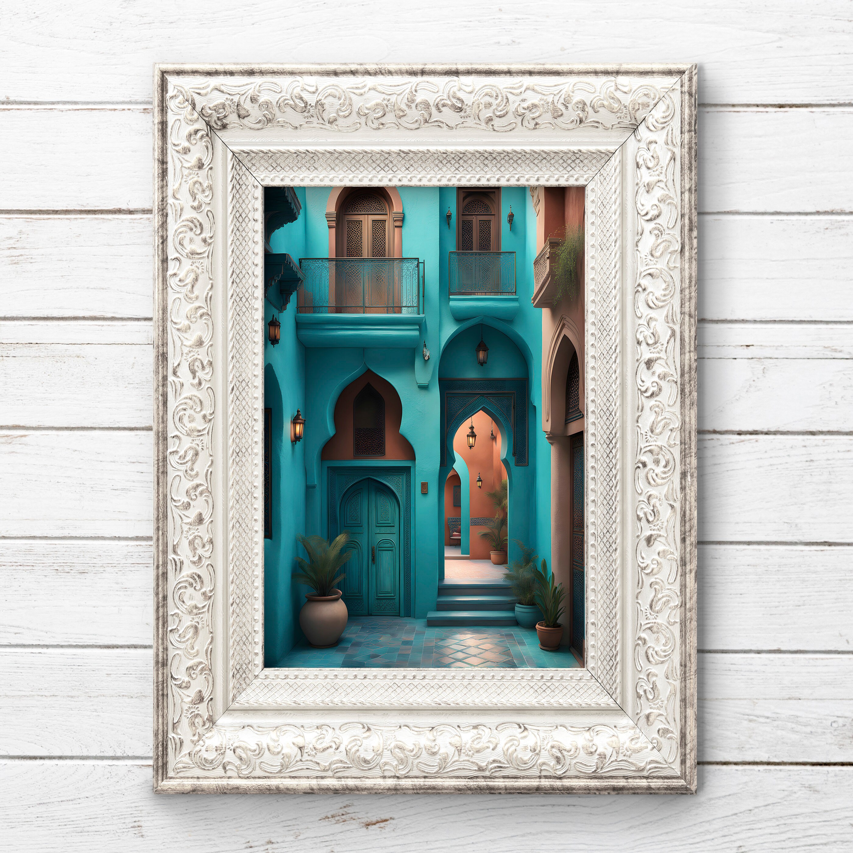 Blue Door Printable Digital Wall Art Eclectic Wall Art DIGITAL DOWNLOAD ...