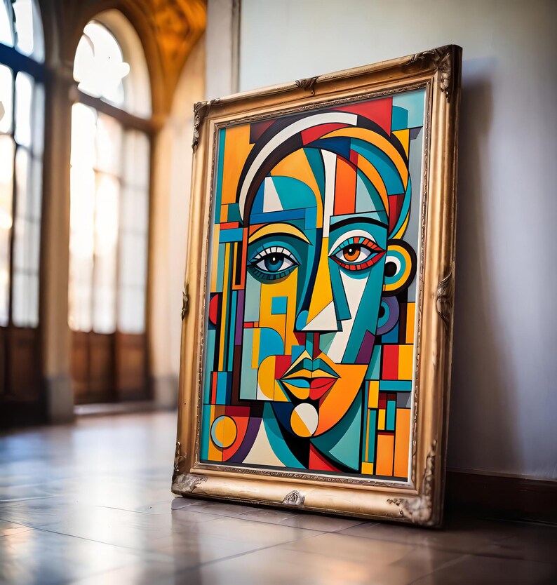 Pablo Picasso Style Printable Famous Printable Digital Wall Art ...