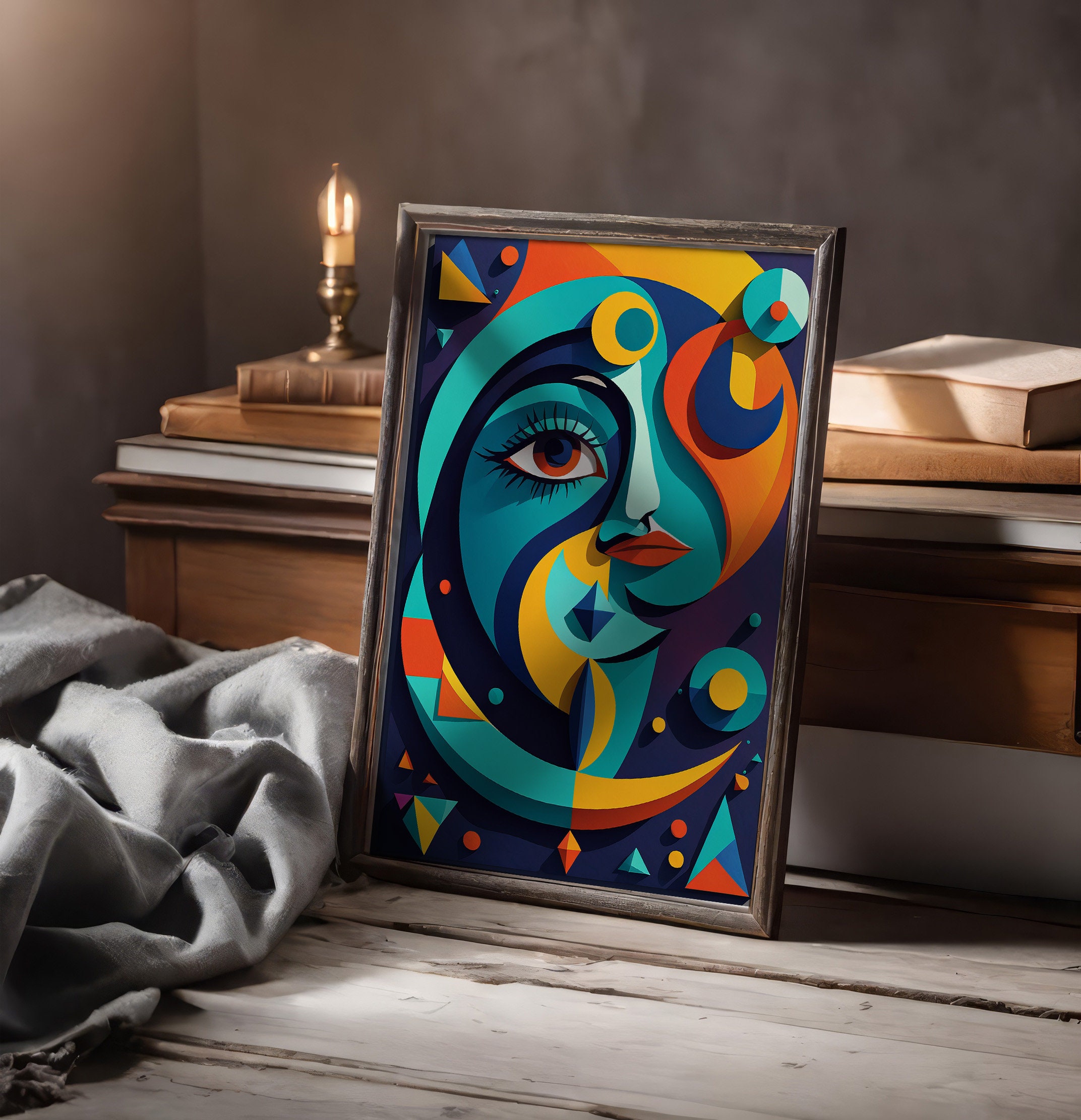 Pablo Picasso Style Printable Famous Printable Digital Wall Art ...