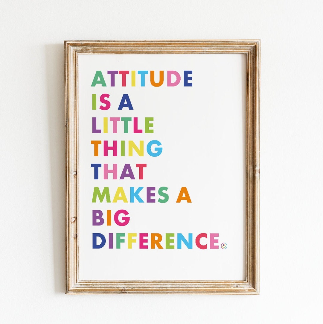 Motivational Wall Decor, Colorful Quote, Inspirational Wall Quote ...