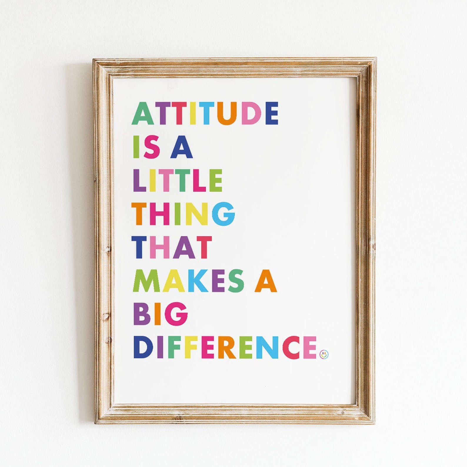 Motivational Wall Decor, Colorful Quote, Inspirational Wall Quote ...