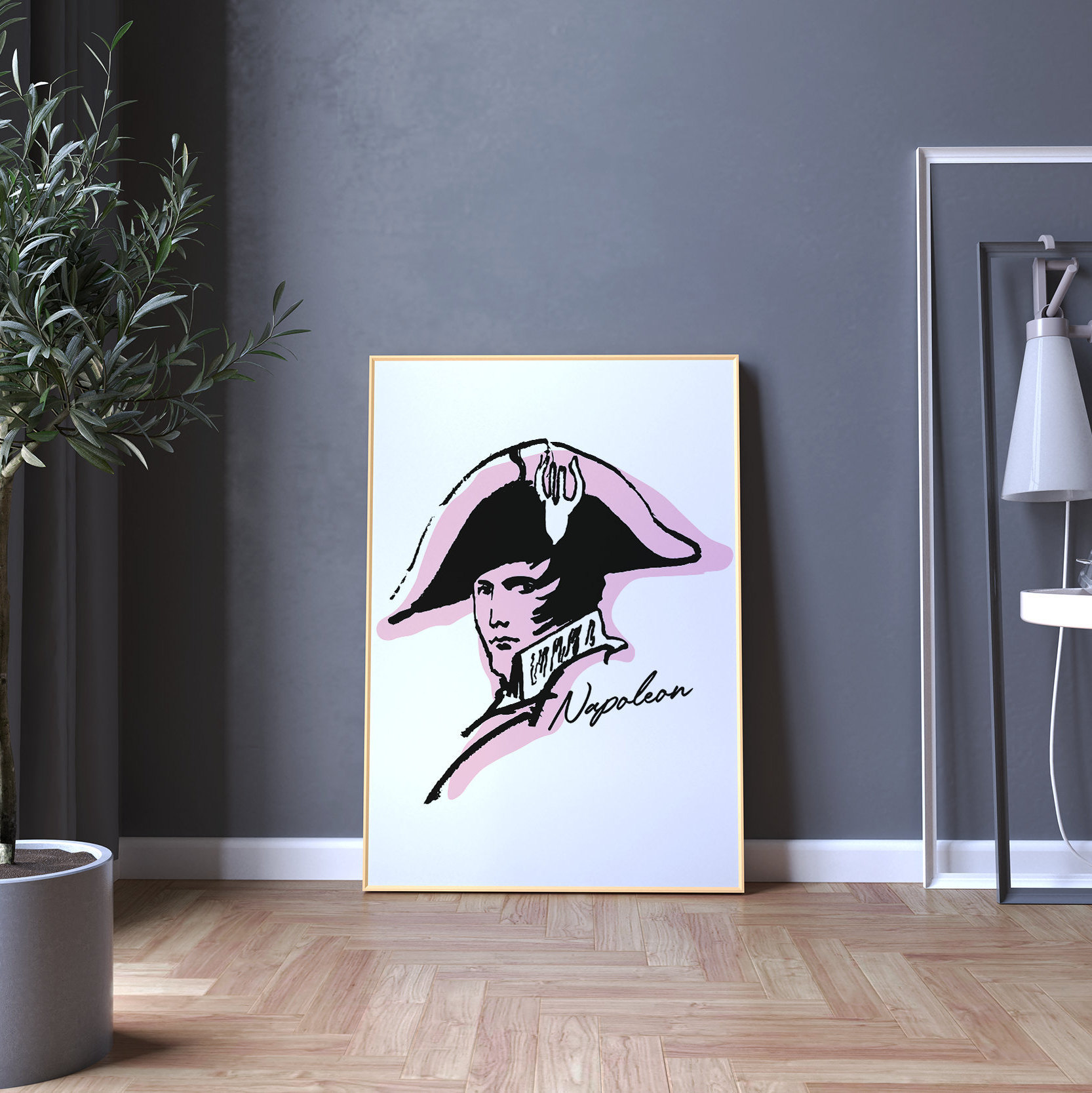 NAPOLEON BONAPARTE Print, Napoleon Art, Printable Art ,portrait Art ...